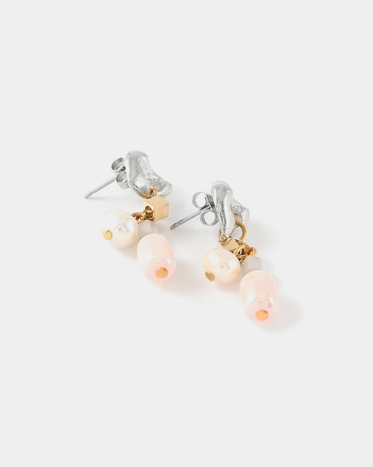 Fragma | Boucles d'oreilles colorées deux tons | Anne-Marie Chagnon