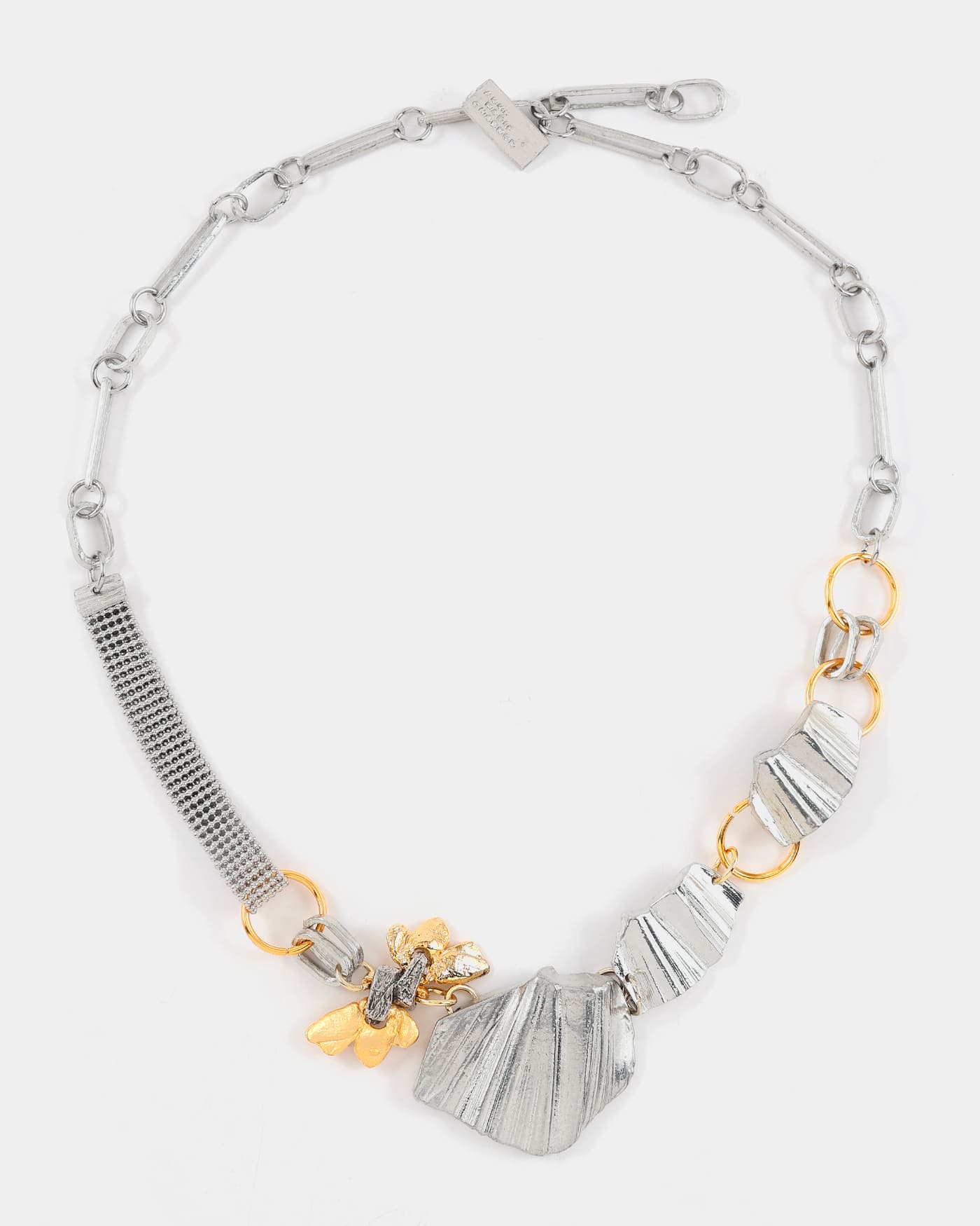 Rigel | Mixed metal statement necklace | Anne-Marie Chagnon
